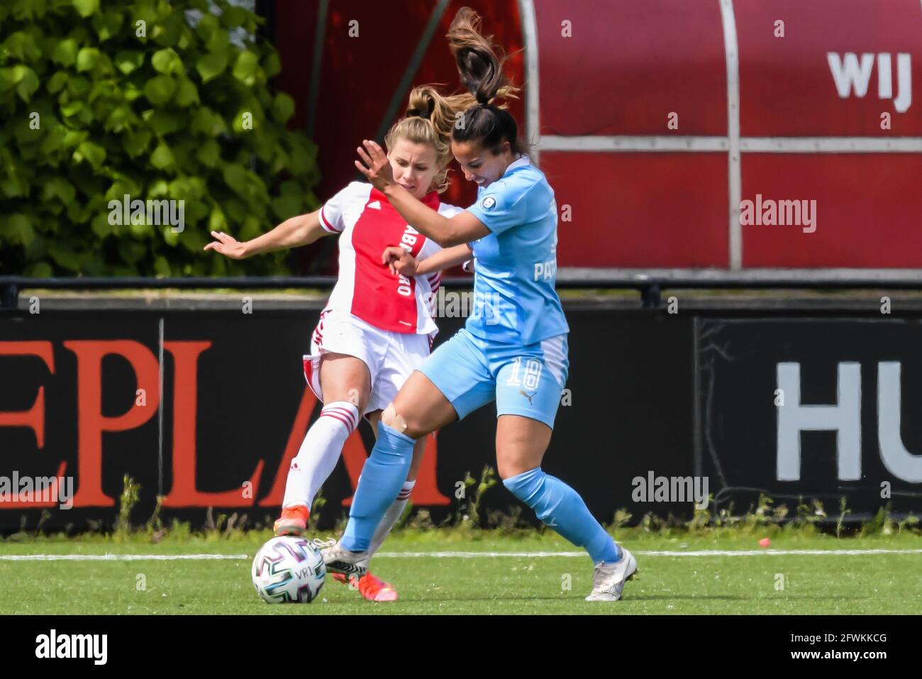 AMSTERDAM, NETHERLANDS - MAY 23: Victoria Pelova of Ajax, Naomi ...
