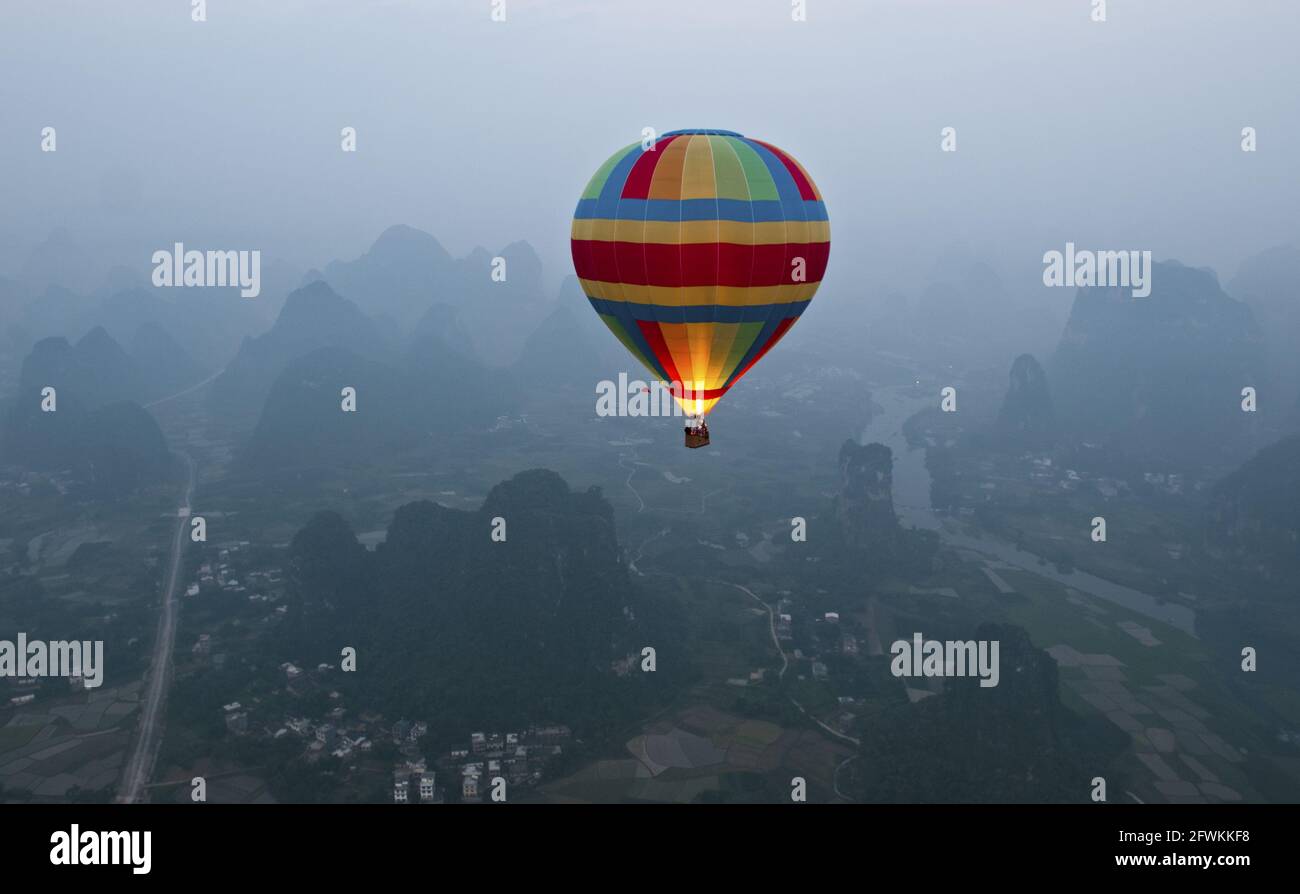 Hot air balloon series "4 Stock Photo - Alamy