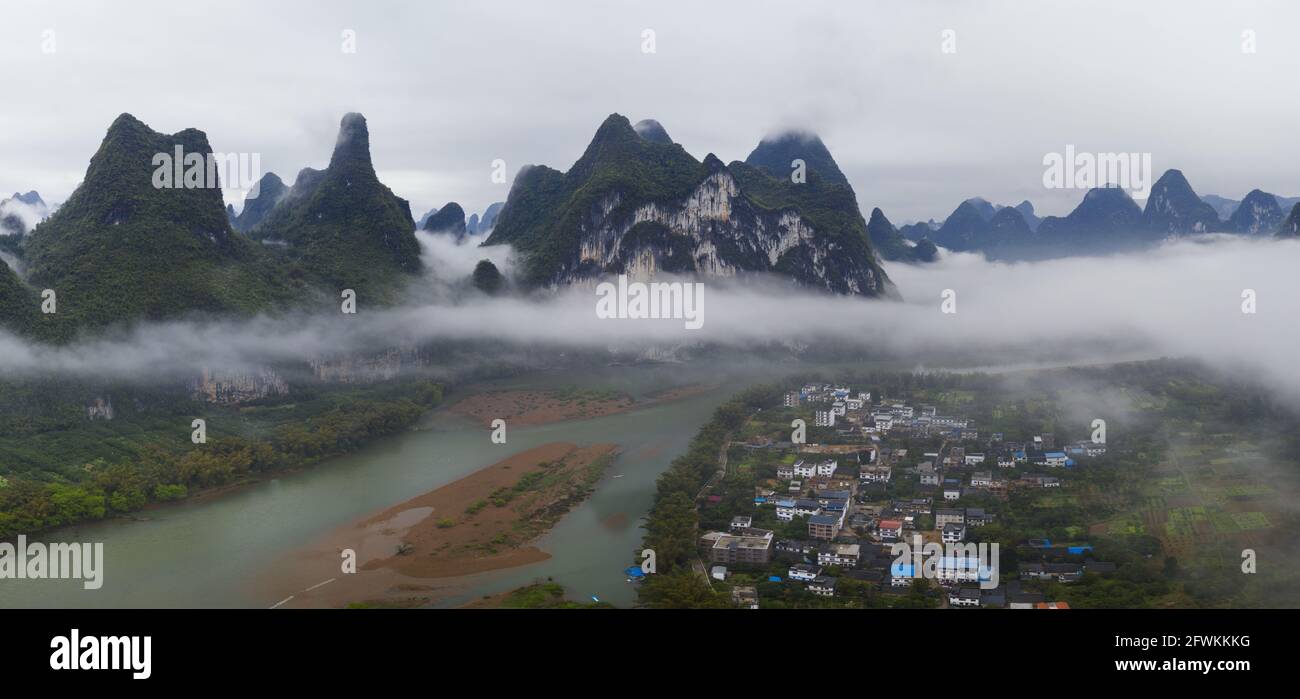 The lijiang river plume Stock Photo - Alamy