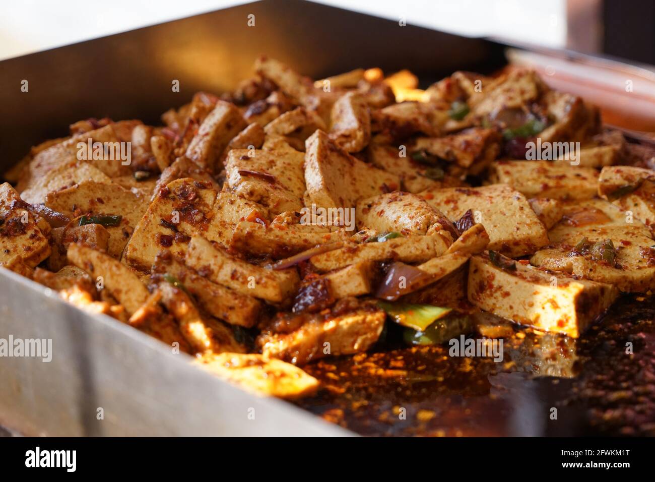 Shaanxi yulin sizzling bean curd Stock Photo - Alamy