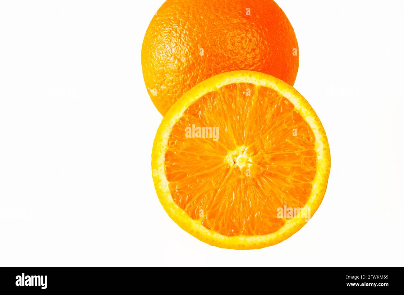 Orange cross section Stock Photo - Alamy