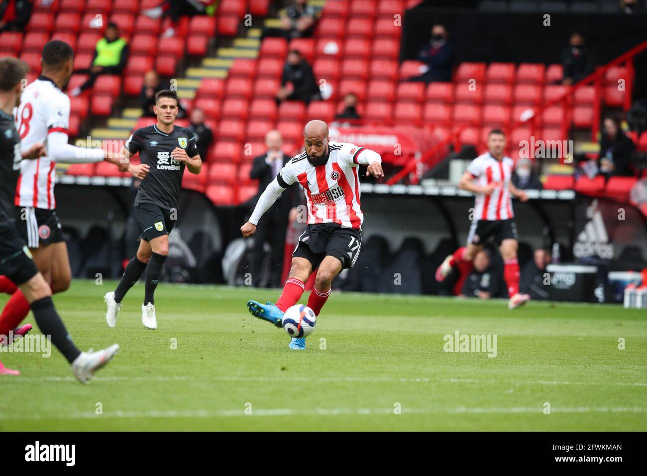 Sheffield, England, 23rd May 2021. David McGoldrick of Sheffield Utd ...