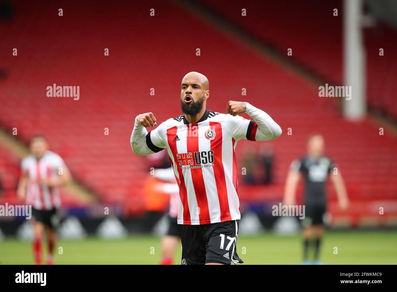 Sheffield, England, 23rd May 2021. David McGoldrick of Sheffield Utd ...