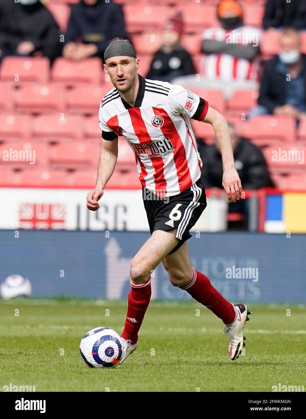 Sheffield, England, 23rd May 2021. Chris Basham of Sheffield Utd back ...