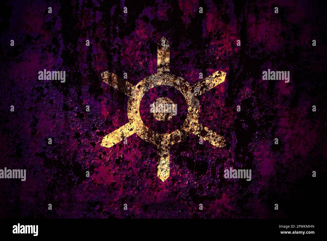 Japan, Japanese, Tokyo Prefecture flag on grunge metal background ...