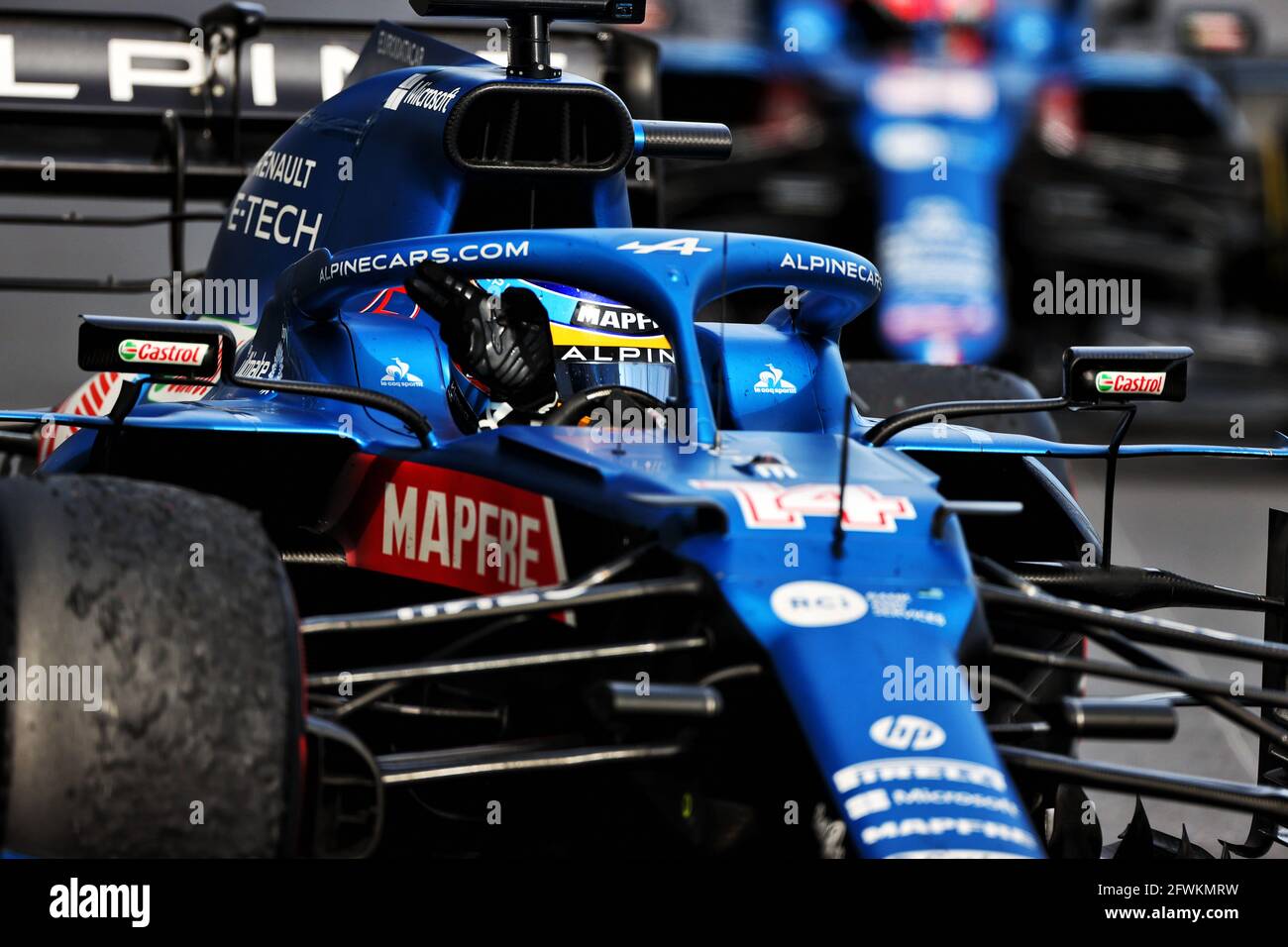 Fernando Alonso (ESP) Alpine F1 Team A521. Monaco Grand Prix, Sunday ...