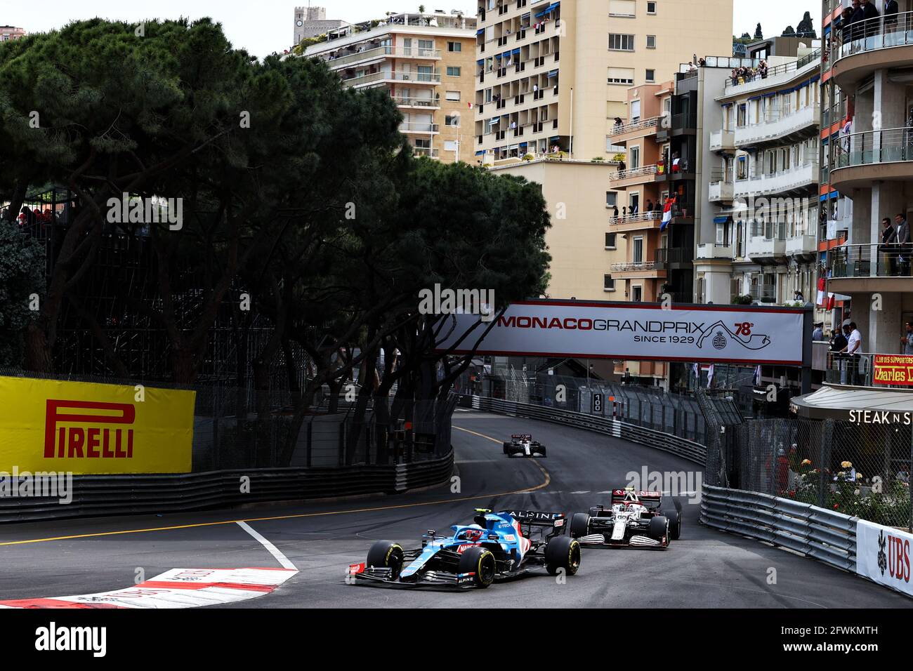 Esteban Ocon (FRA) Alpine F1 Team A521. Monaco Grand Prix, Sunday 23rd ...