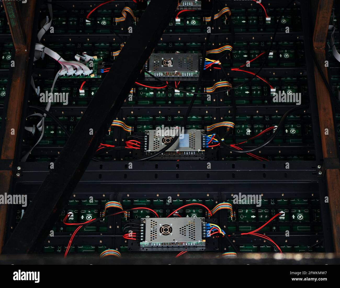 control panel circuit of the computer Stock Photo - Alamy