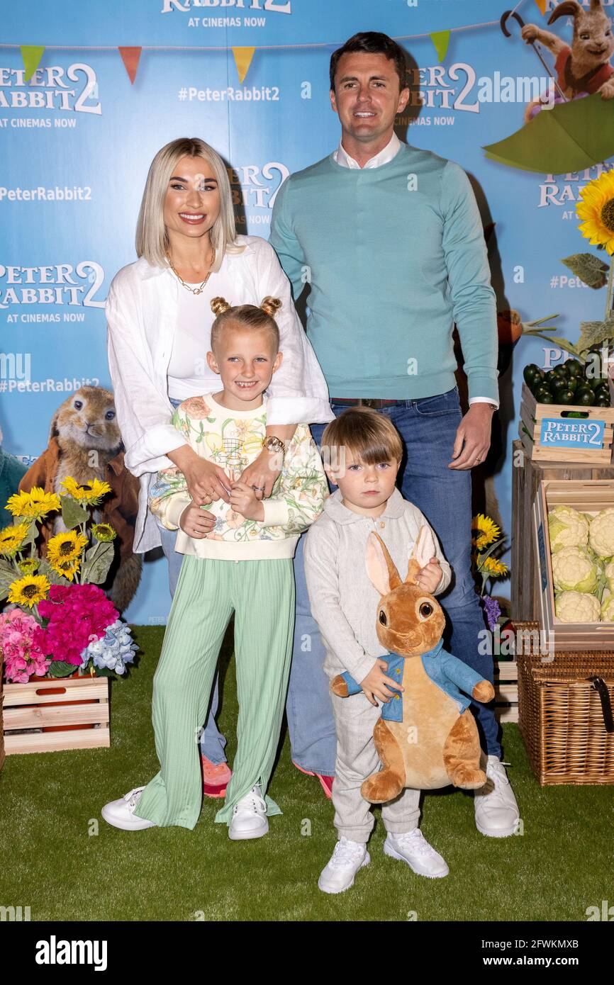 London, UK. 23rd May, 2021. Billie Faiers, Son Arthur, Daughter Nelly ...