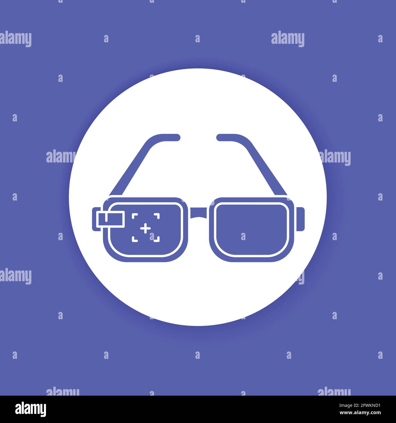 Smart glasses wearable device outline hi-res stock photography and ...