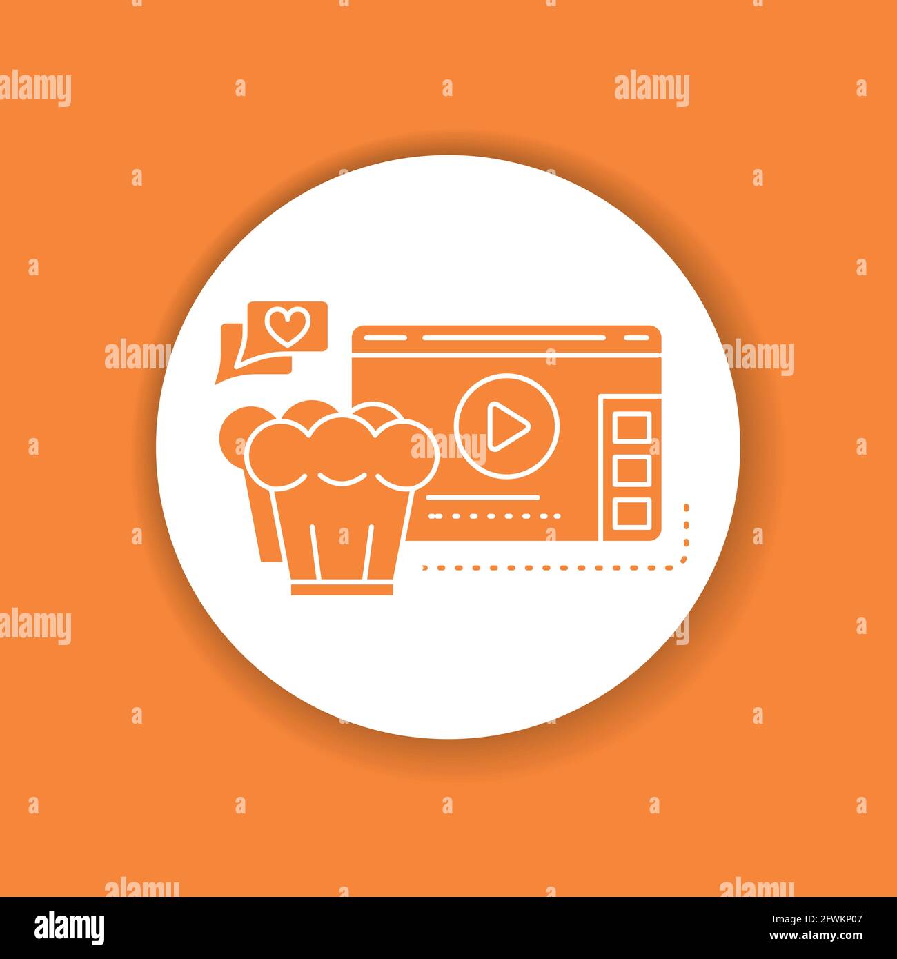 Food blog content Stock Vector Images - Alamy