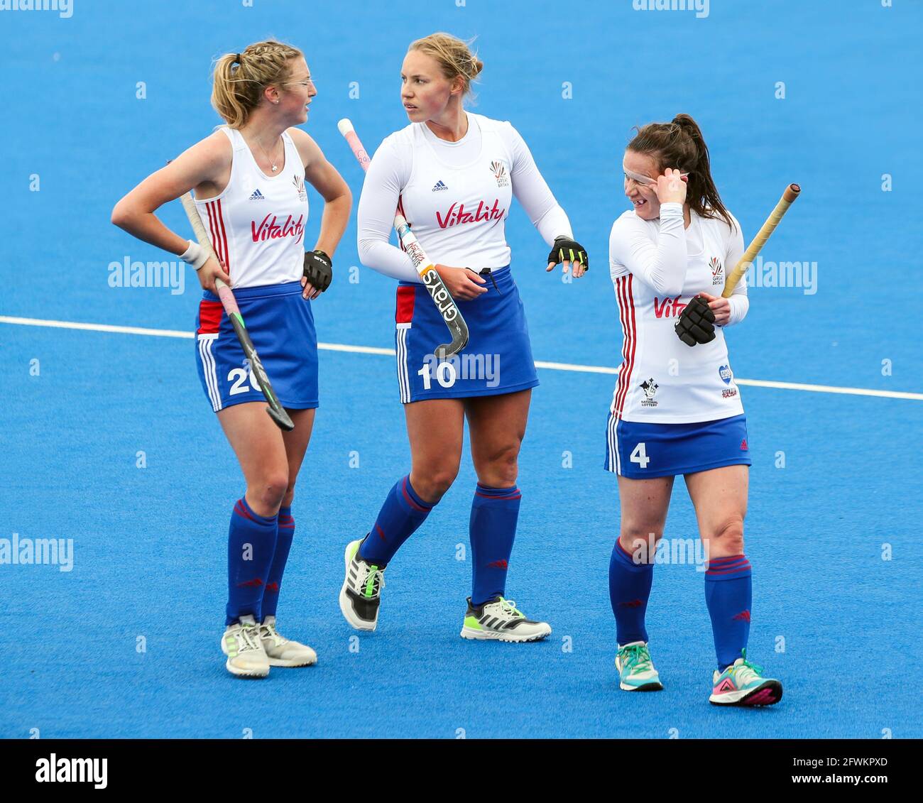 Great Britain's Lily Owsley (left), Great Britain's Sarah Robertson ...
