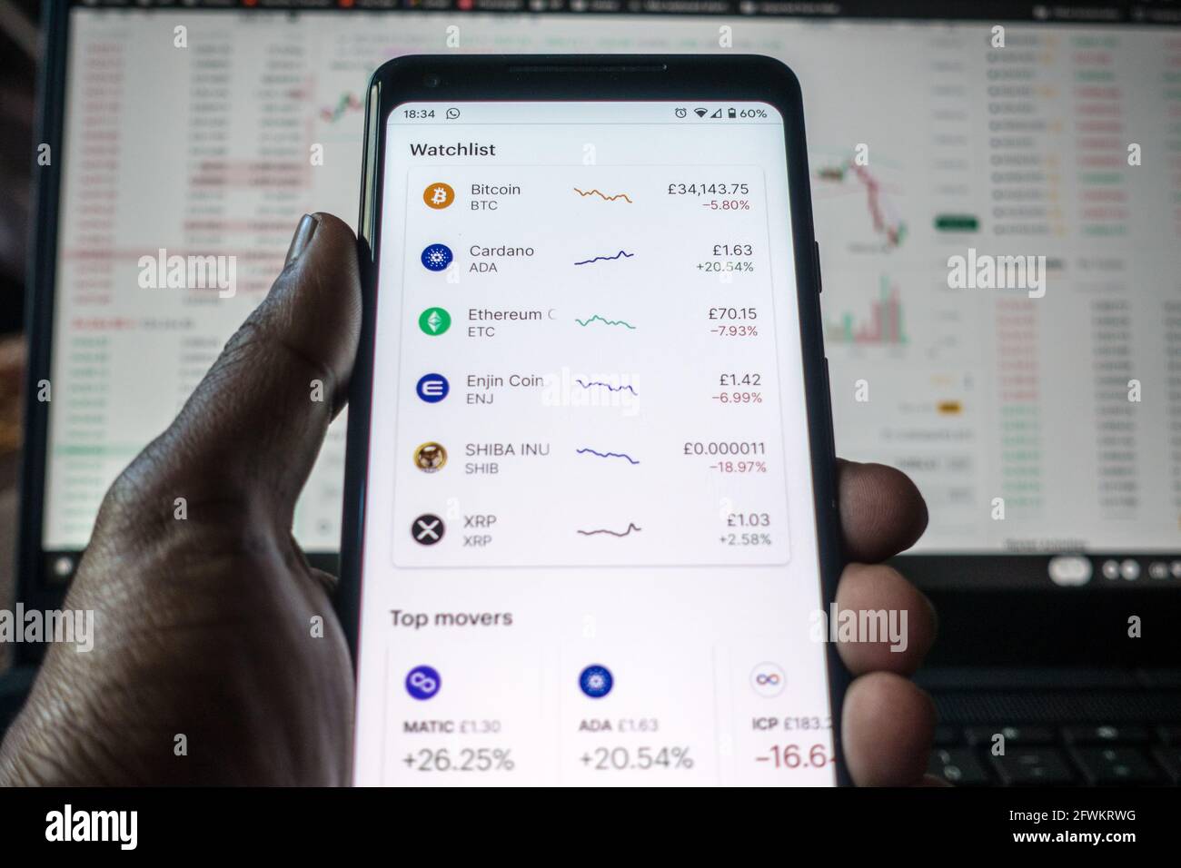 Digital currency graphs hi-res stock photography and images - Alamy