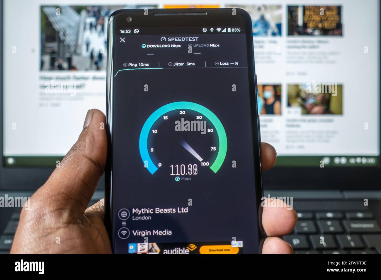 Internert Speed Test Hi res Stock Photography And Images Alamy