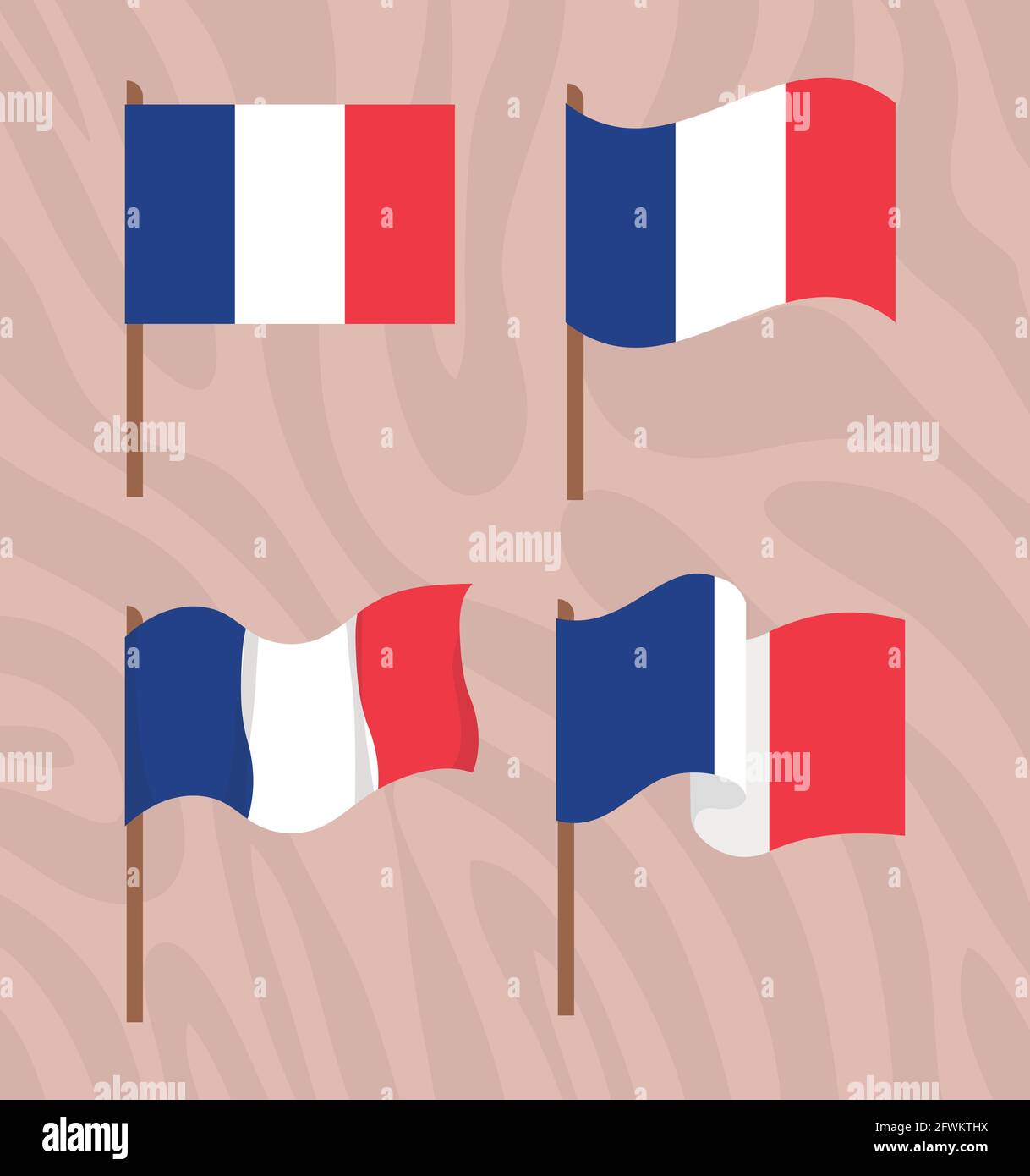 french flags pack Stock Vector Image & Art - Alamy