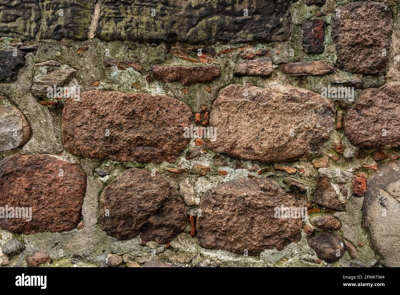 The old stonework. Background Stock Photo - Alamy