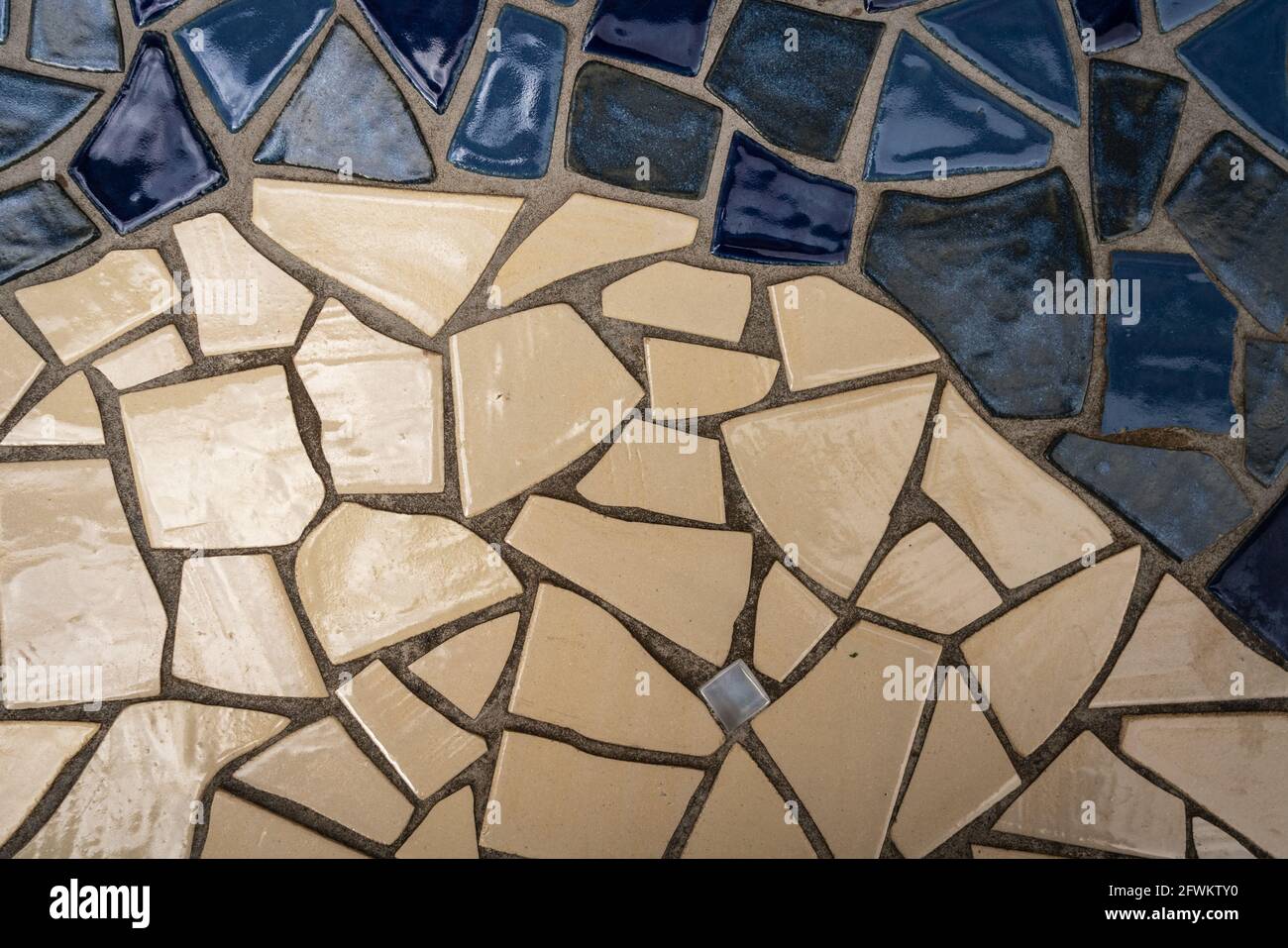 Mosaic tiles close up. Background Stock Photo - Alamy
