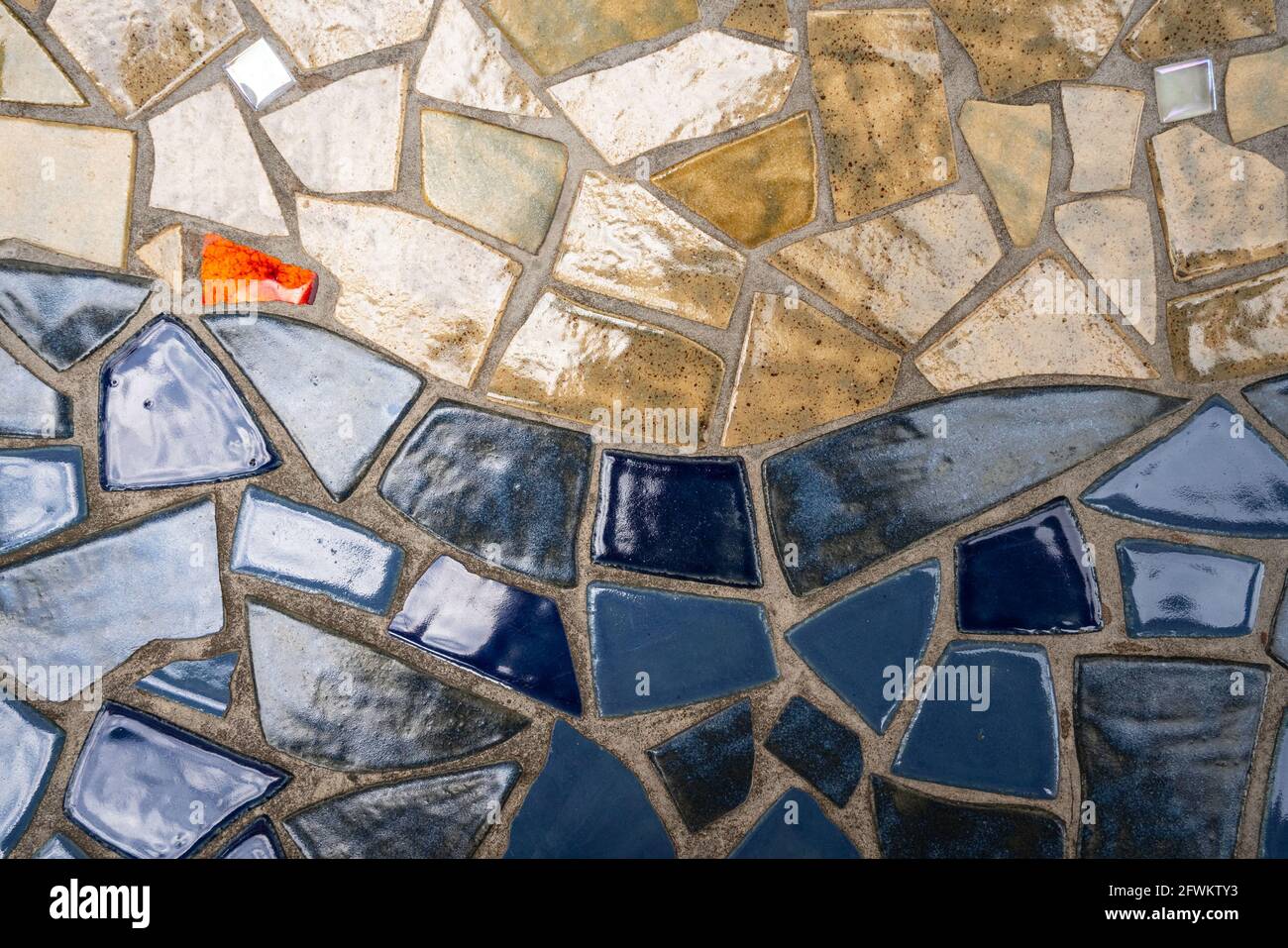 Mosaic tiles close up. Background Stock Photo - Alamy