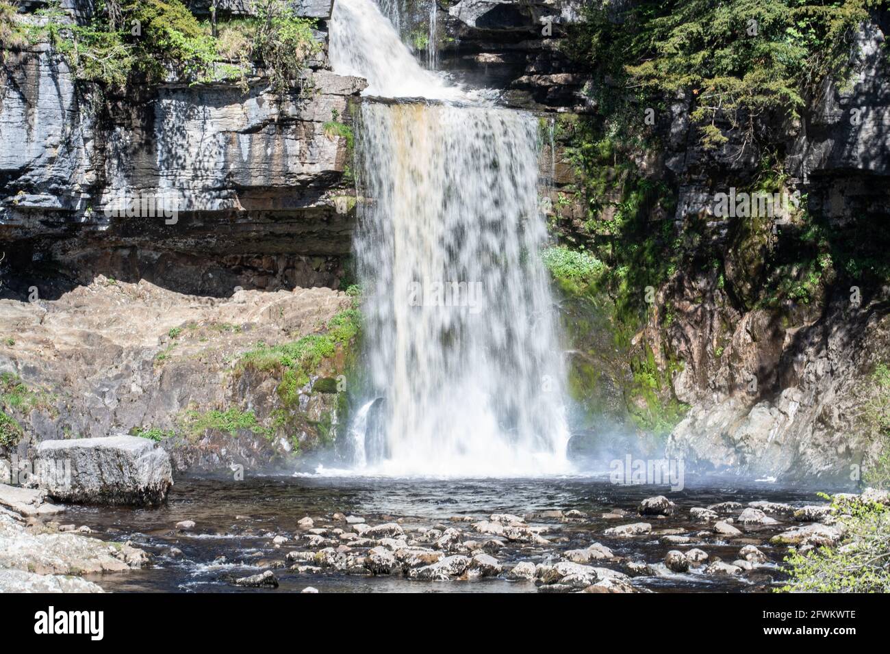 Ingleton Waterfalls Trail, Yorkshire Dales, England, UK Stock Photo - Alamy