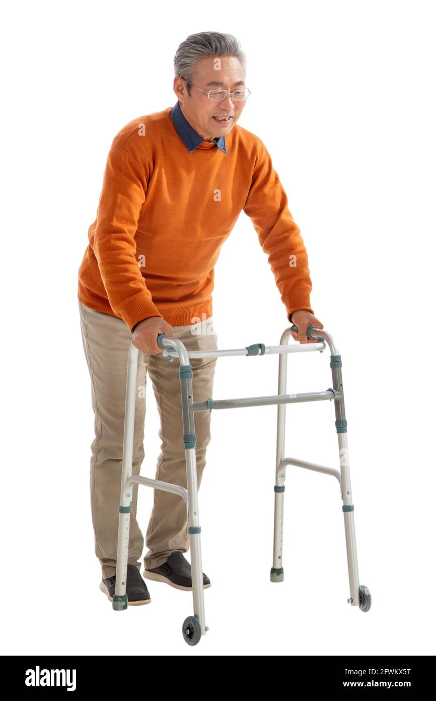 Young elderly disabled people Cut Out Stock Images & Pictures - Alamy