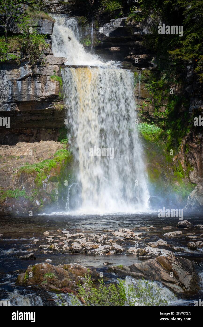 Ingleton Waterfalls Trail, Yorkshire Dales, England, UK Stock Photo - Alamy