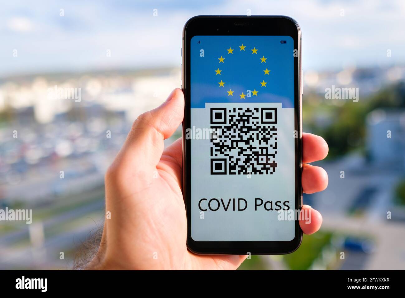 European union covid digital certificate hi-res stock photography and ...