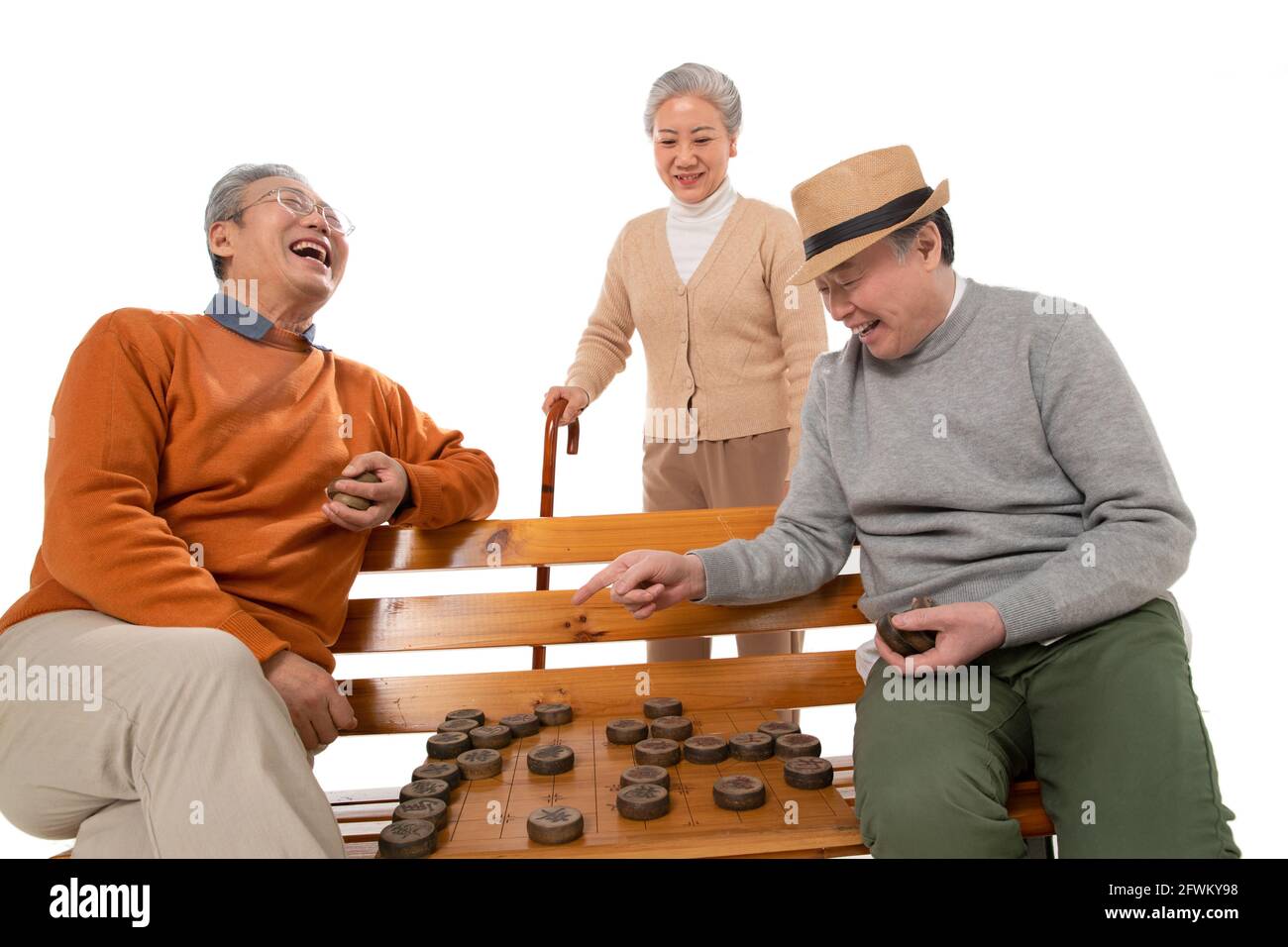 Indian old people playing chess hi-res stock photography and images - Alamy