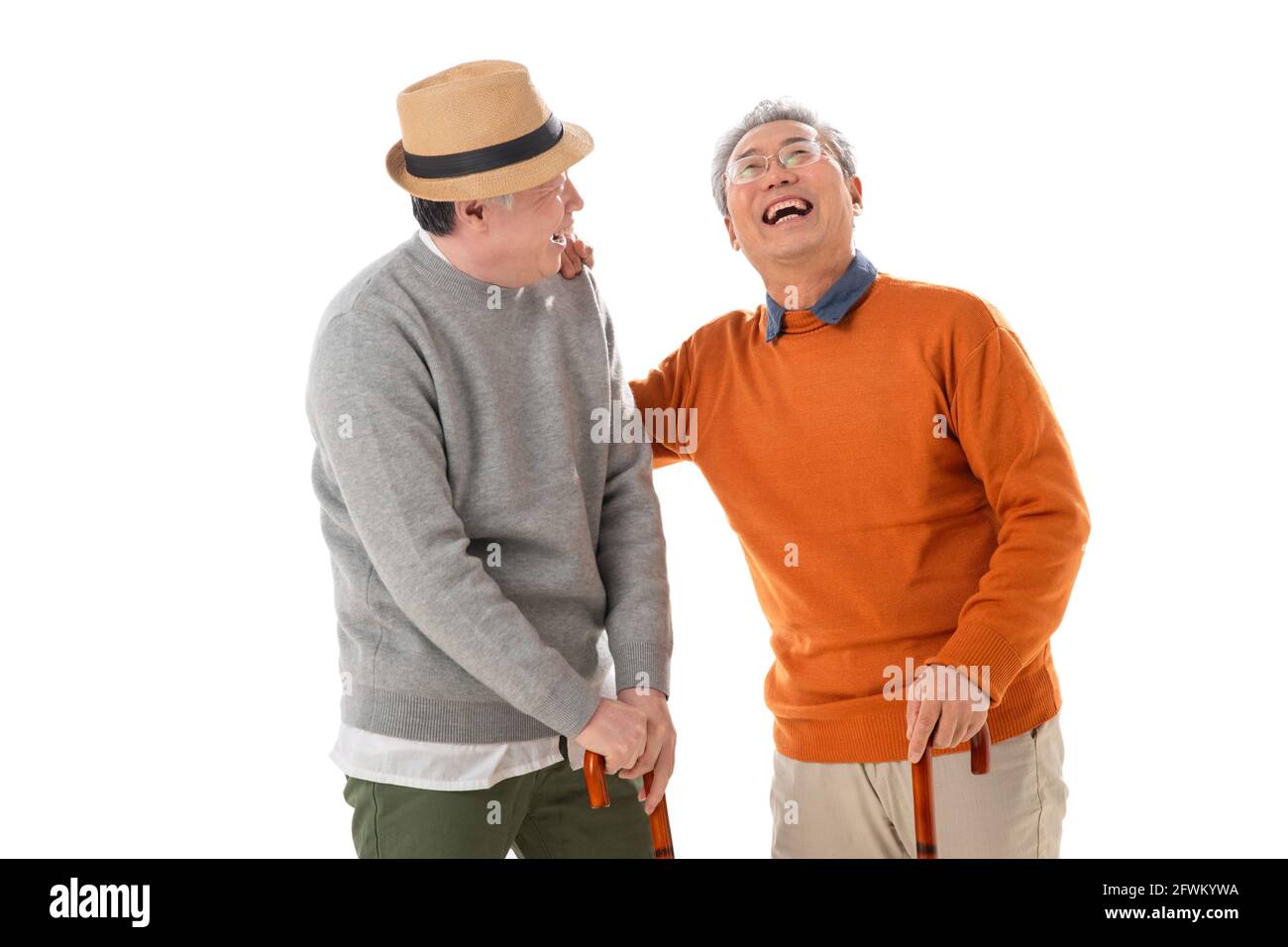 Two old indian men chatting hi-res stock photography and images - Alamy
