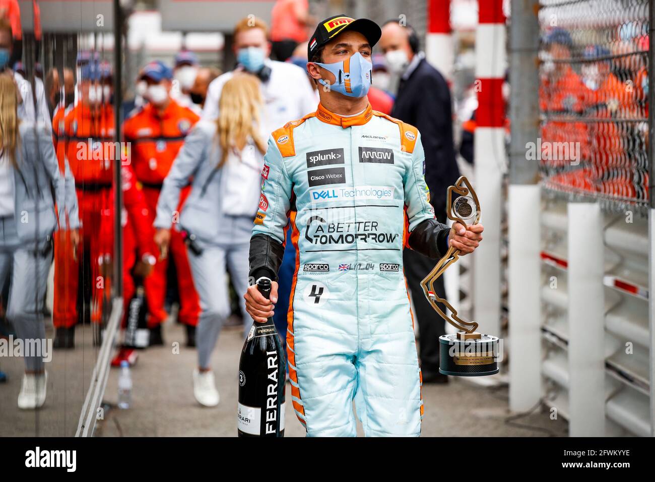 Monte-Carlo, Monaco. 23rd May, 2021. # 4 Lando Norris (GBR, McLaren F1 ...