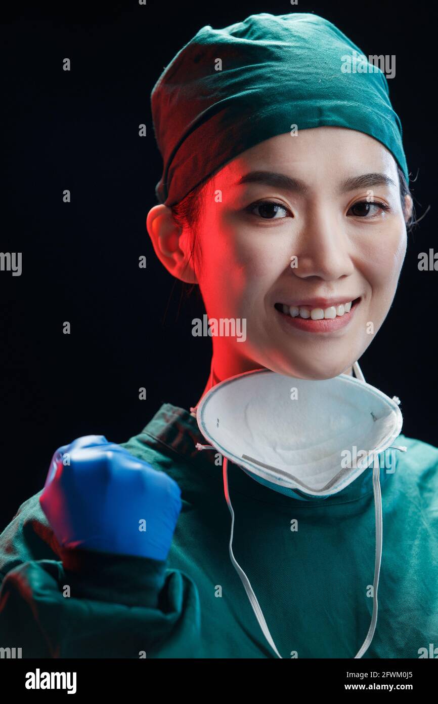 First person view female doctor hi-res stock photography and images - Alamy