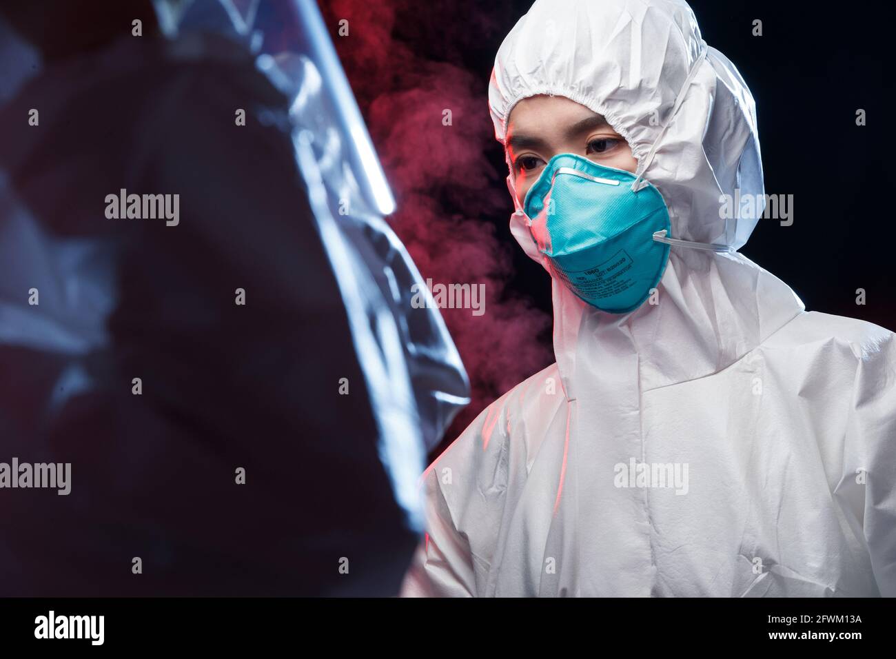 Medical staff wearing surgical masks Stock Photo - Alamy