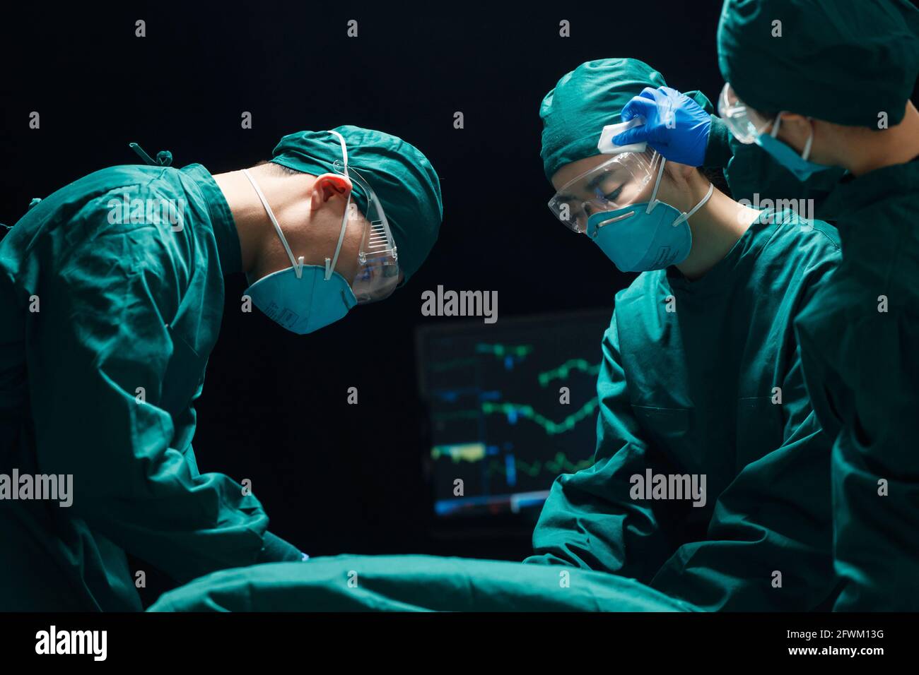 Medical staff in the surgery Stock Photo - Alamy