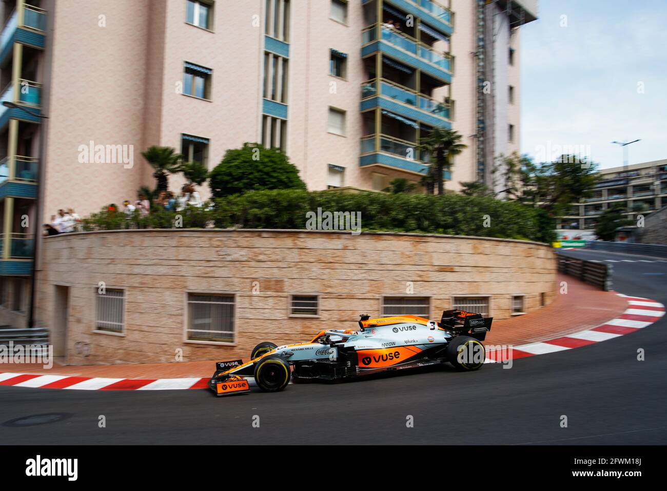 Monaco, Monaco. 23rd May, 2021. 03 RICCIARDO Daniel (aus), McLaren ...