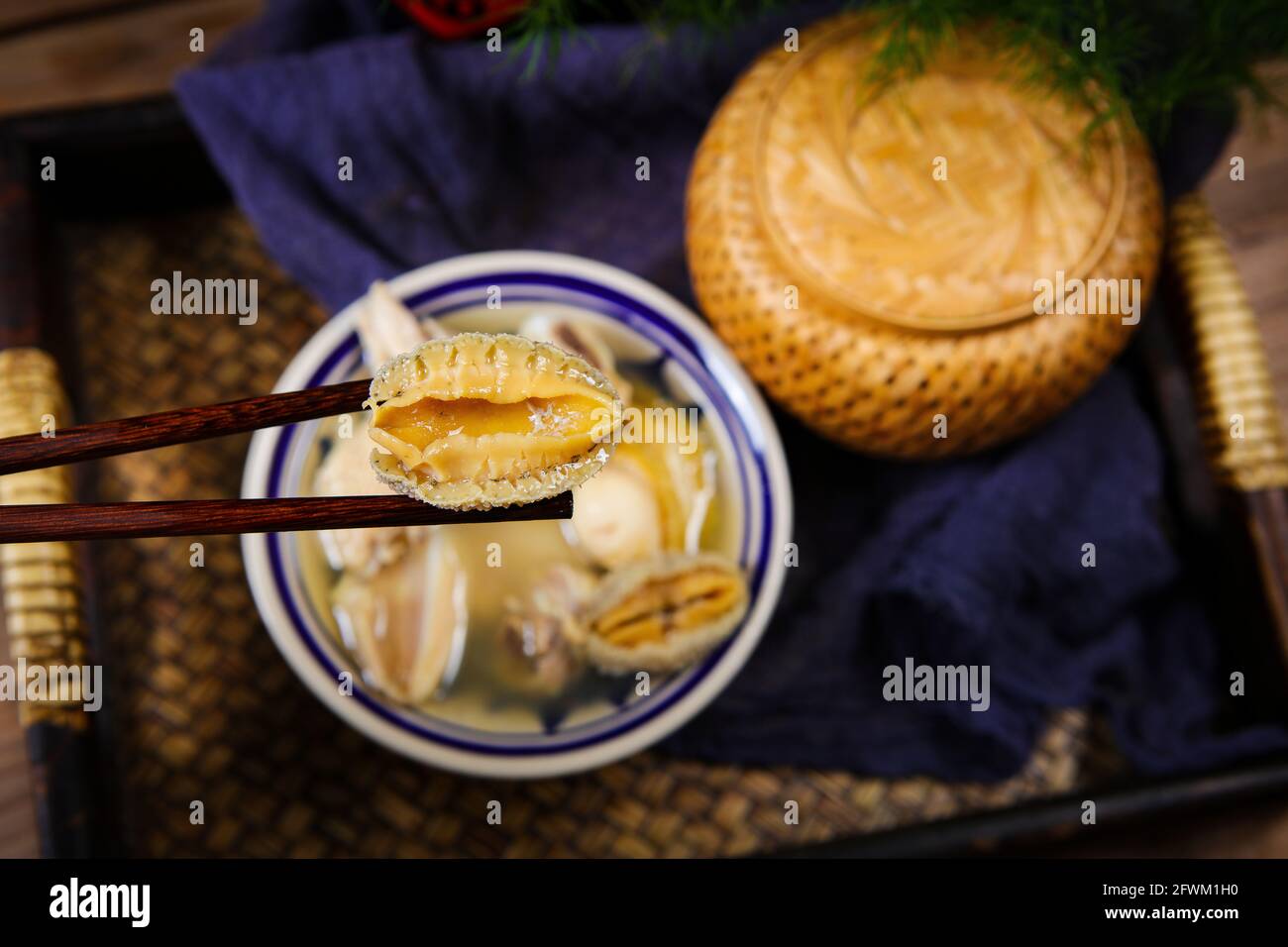 Small abalone soup hi-res stock photography and images - Alamy
