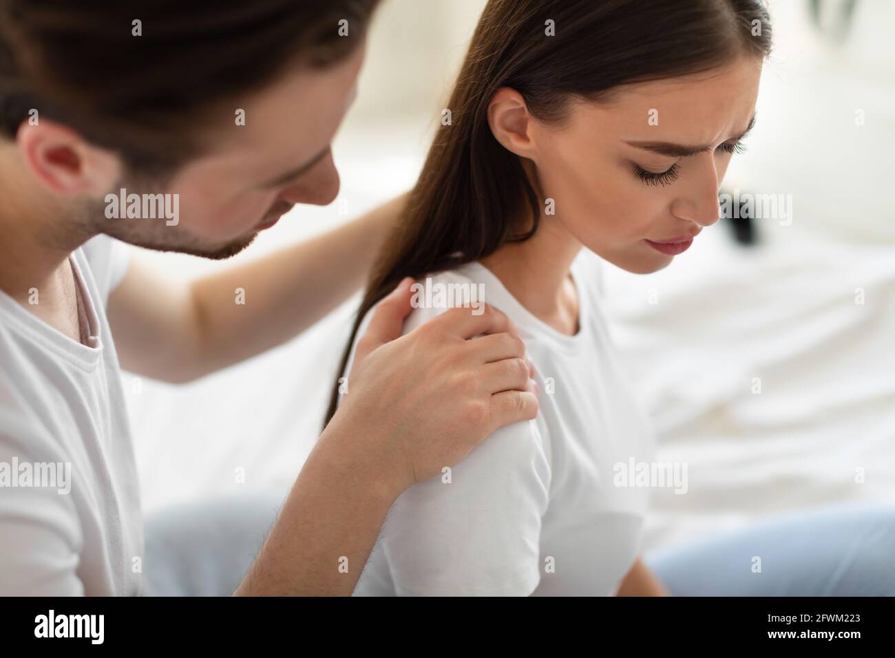 Man Pleading With His Wife High Resolution Stock Photography and Images ...