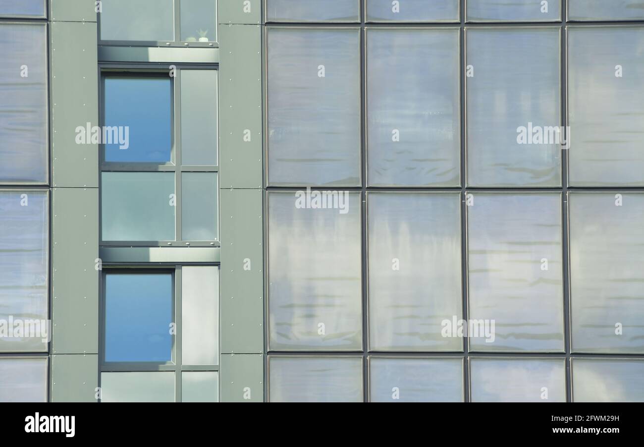 solar thermal collector at building fassade with windows Stock Photo ...