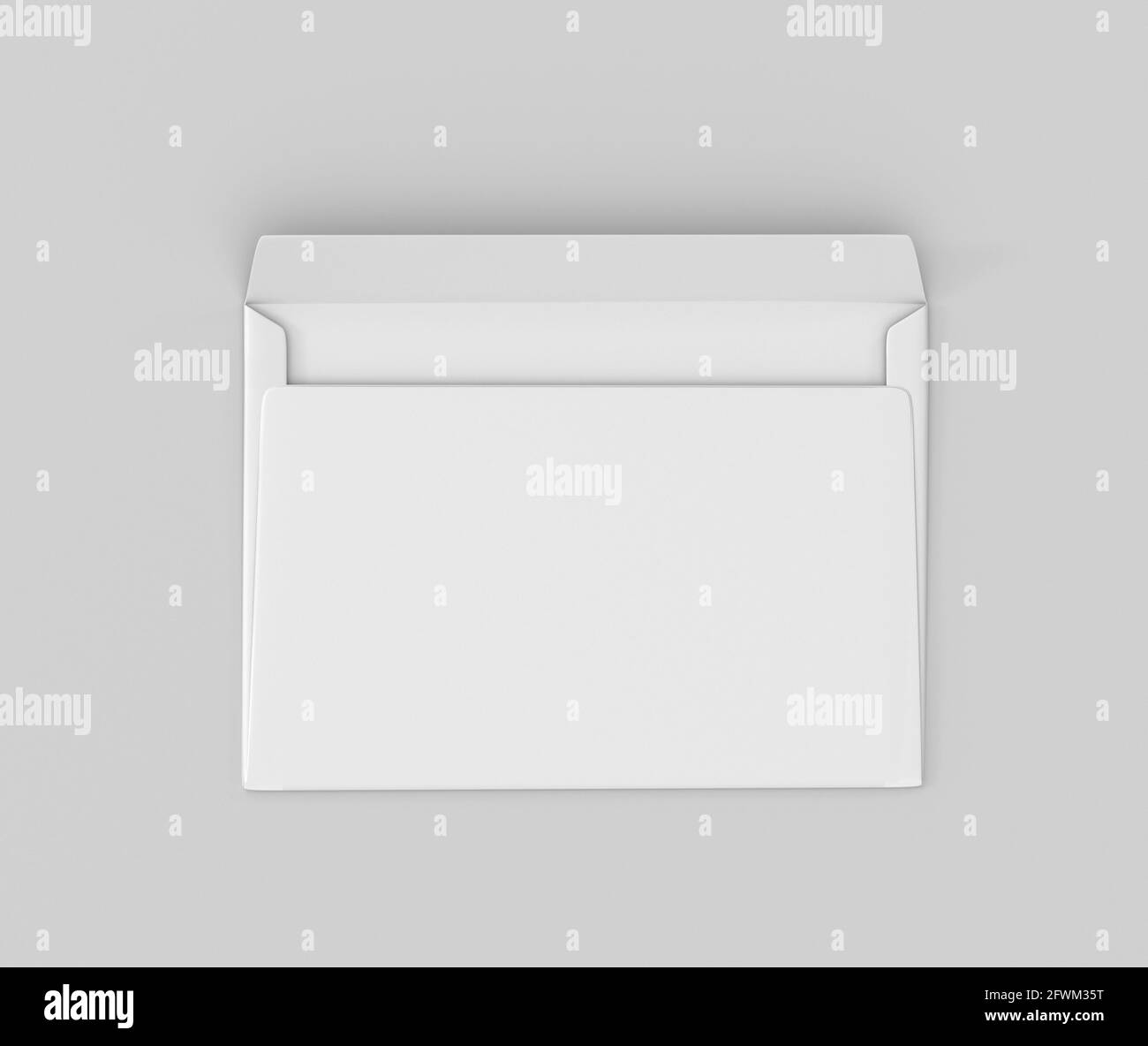 Realistic White Envelope C5/C6 mockup, Blank letter paper, c5 c6 template 3d Rendering isolated ...