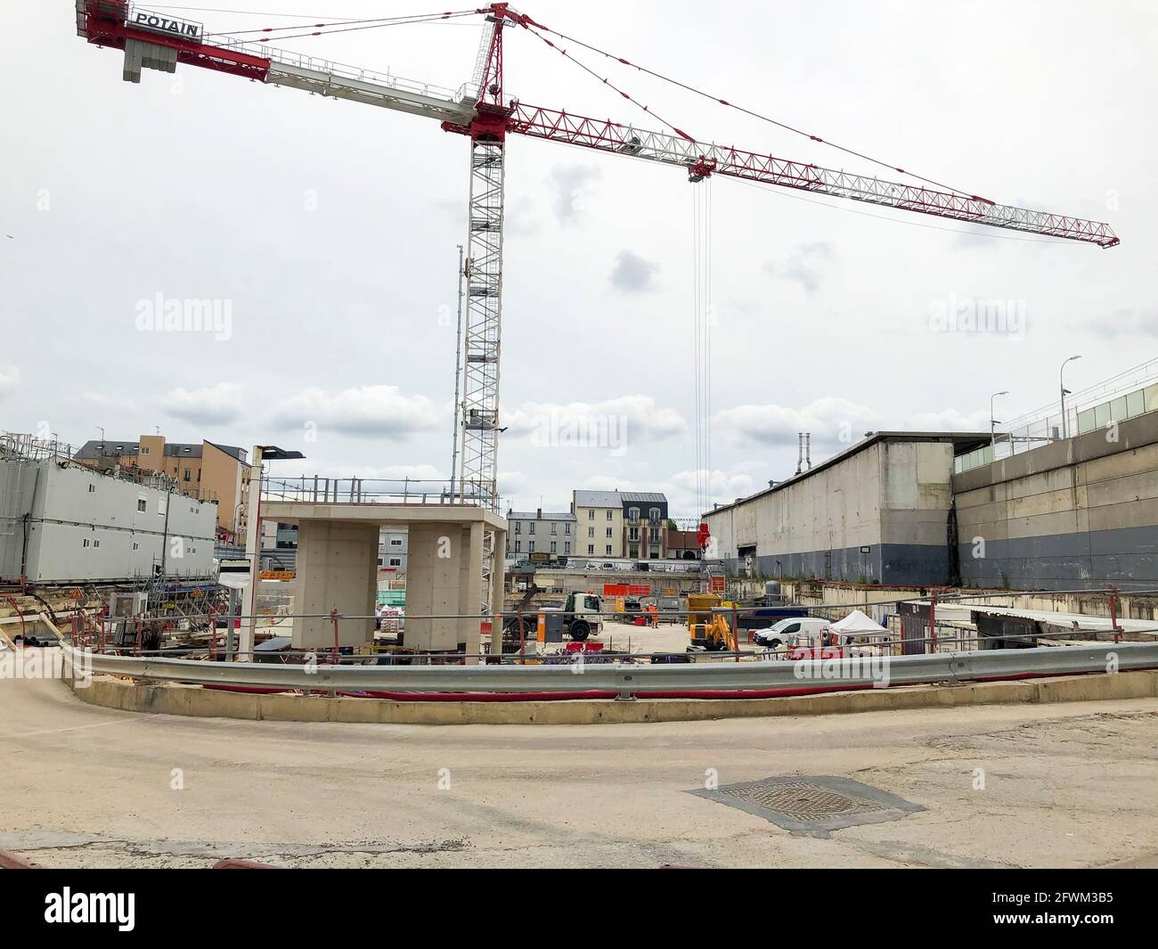 Construction paris metro hi-res stock photography and images - Alamy