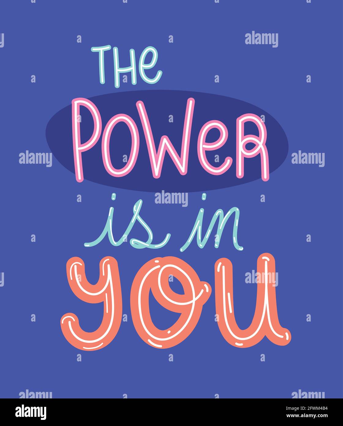 colorful motivational poster Stock Vector Image & Art - Alamy