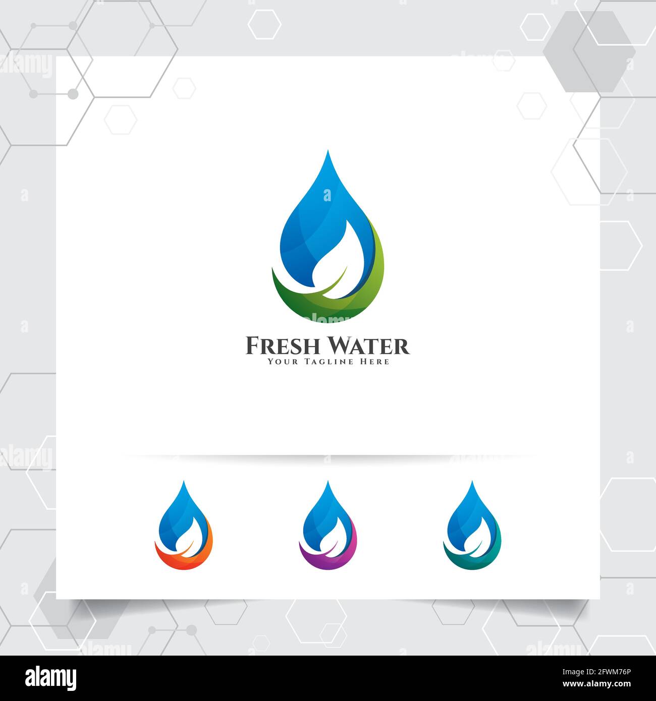 Drinking Water Logo Design