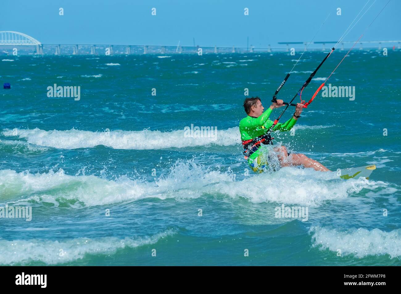 Aerial view young man kite hi-res stock photography and images - Alamy