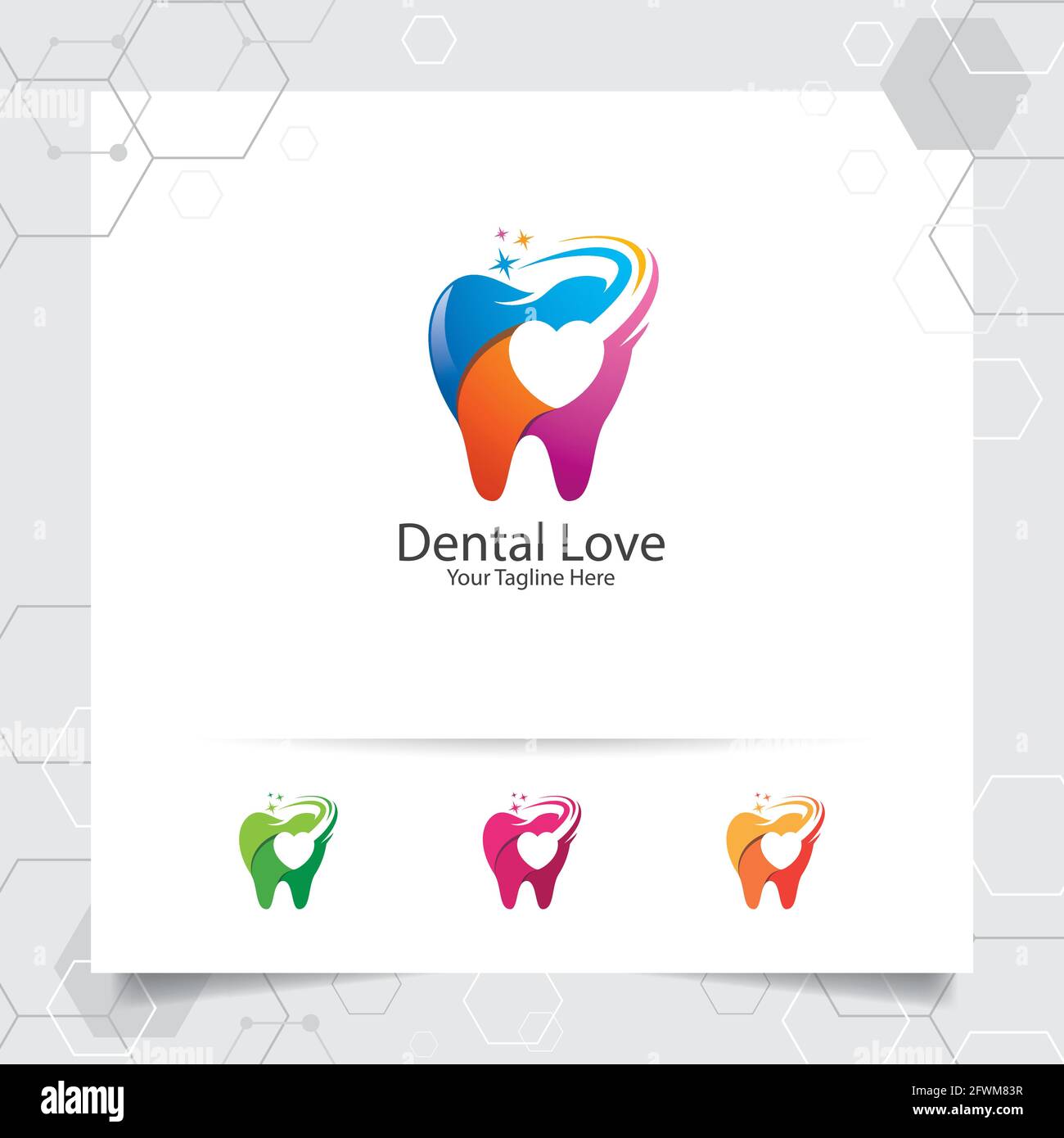 Dental love vector vectors hi-res stock photography and images - Alamy