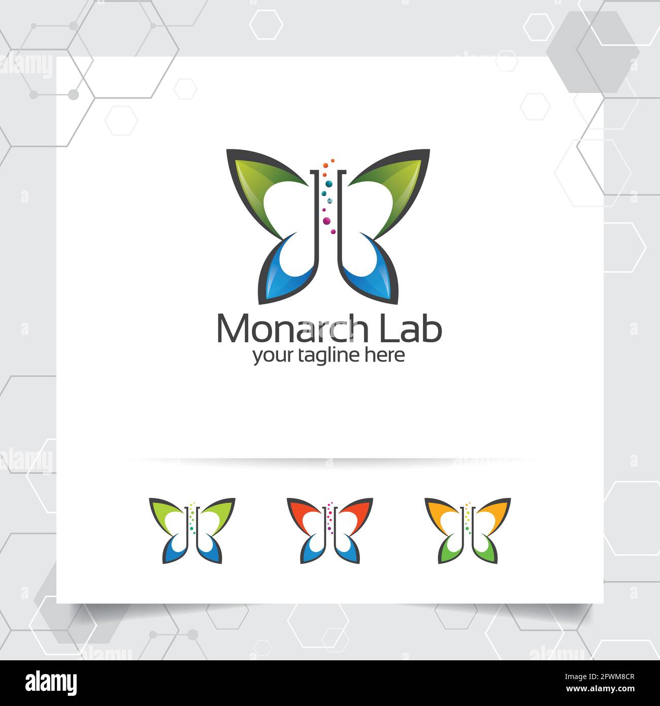 Laboratory logo Stock Vector Images - Alamy