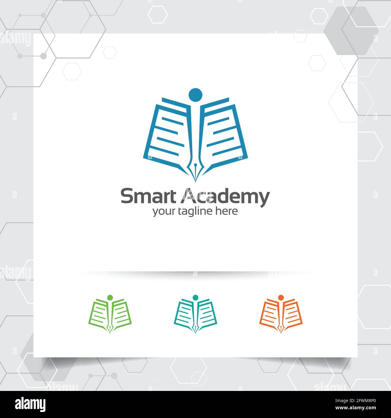 Book Pen Logo