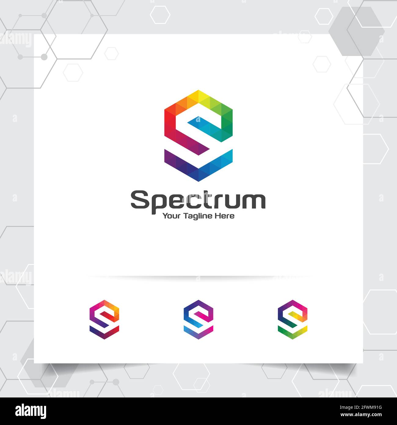 Modern s logo vector vectors hi-res stock photography and images - Alamy