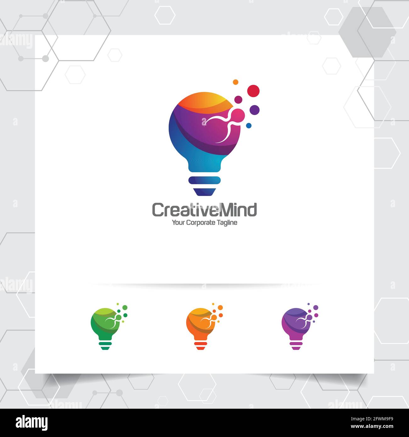 Bulb logo Stock Vector Images - Alamy