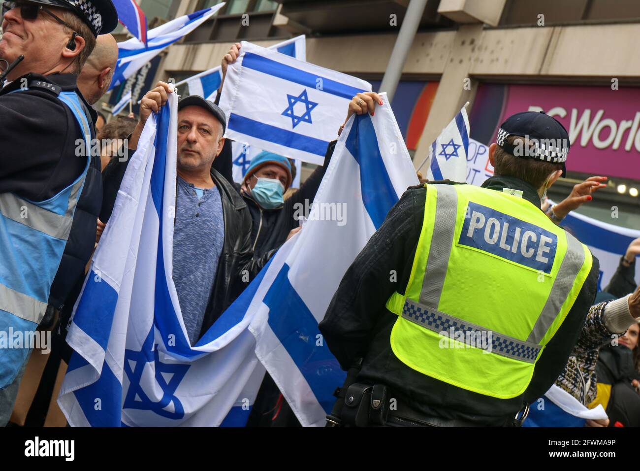 At the israeli embassy in kensington hi-res stock photography and ...