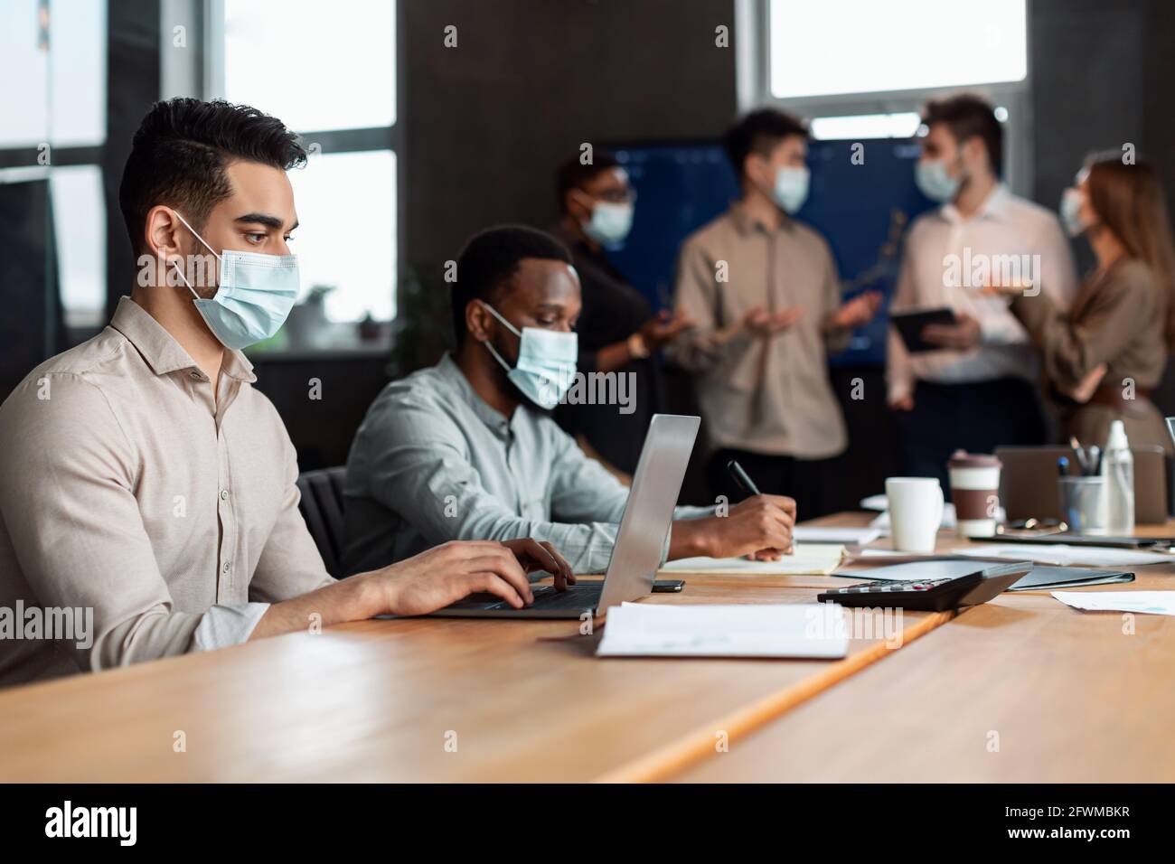 Developer team working laptop computer hi-res stock photography and ...