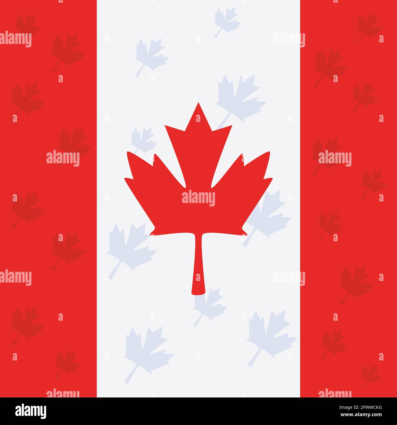 Canadian flag background of happy canada day theme Stock Vector Image ...