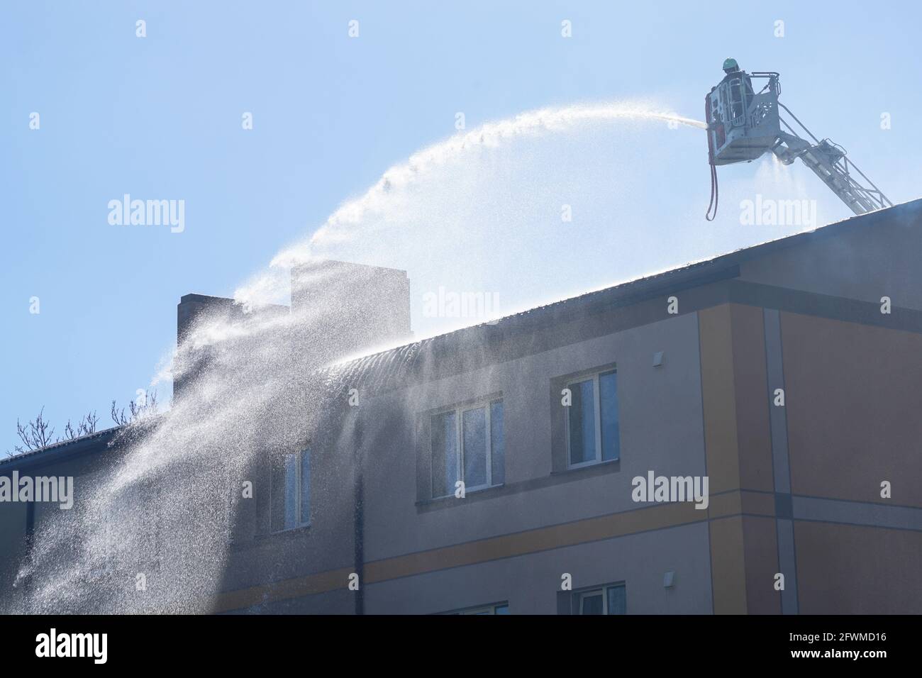 House fire rescue operation hi-res stock photography and images - Alamy